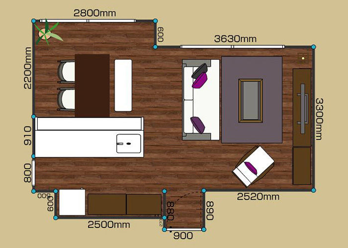 部屋の快適な家具配置とレイアウト例～1LDK・2LDK ・3LDK～ | a.flat その暮らしに、アジアの風を - 目黒通り・新宿・大阪梅田(グランフロント北館)